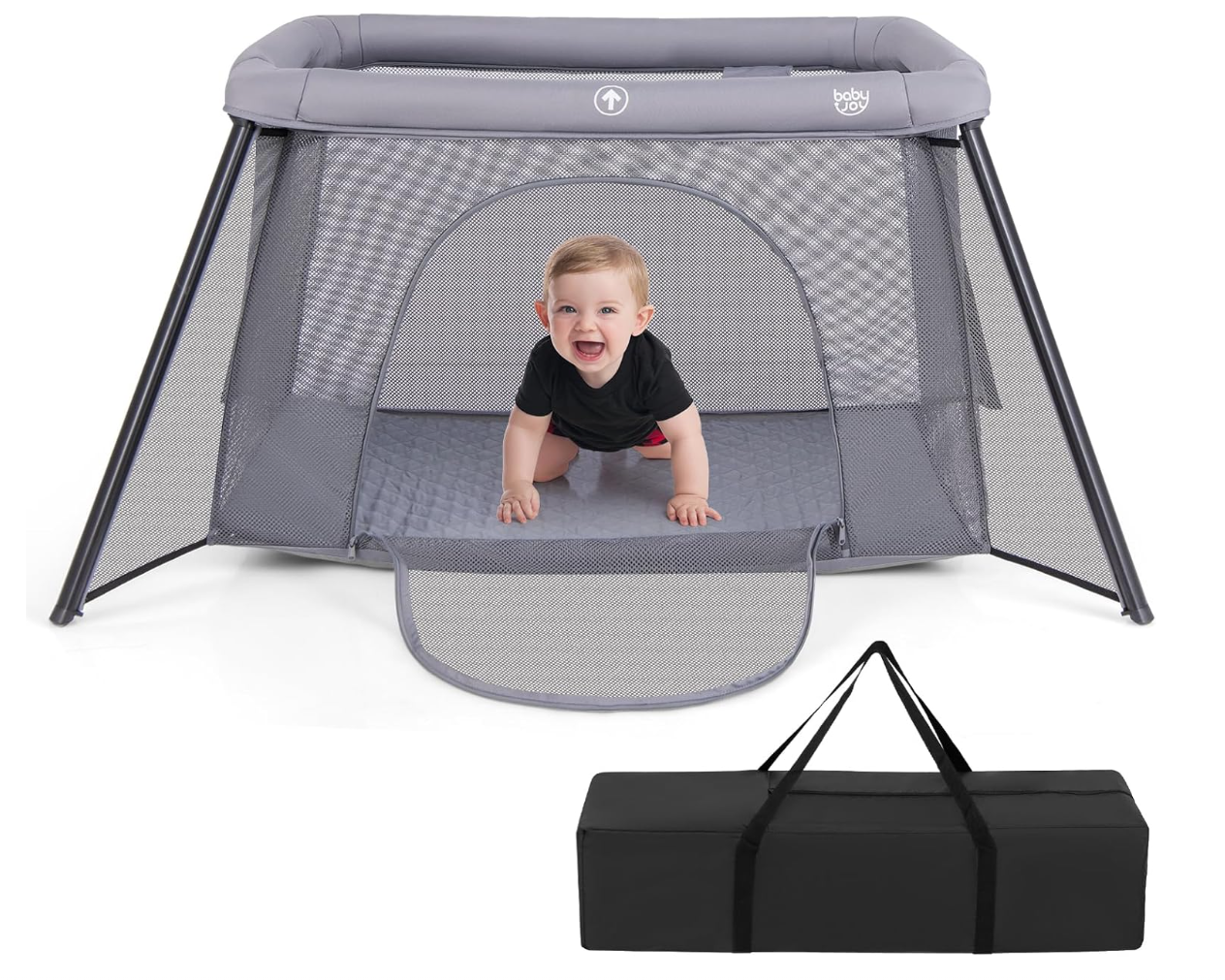 Rever Bebe 2-in-1 Baby Travel Cot /Foldable Portacot